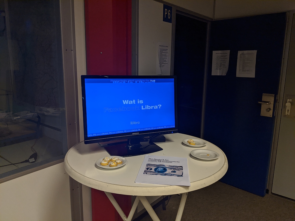 I used Info-Beamer for the presentation of my final school research ...